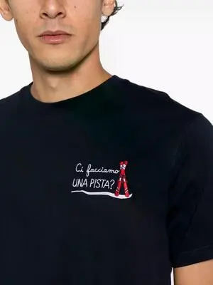 MC2 SAINT BARTH Arnott Embroidered Logo-patch T-shirt