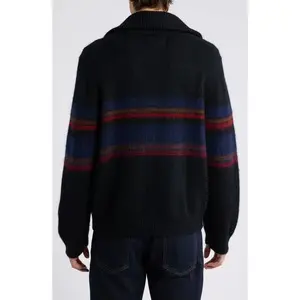 WAX LONDON Norris Wool Blend Zip Sweater