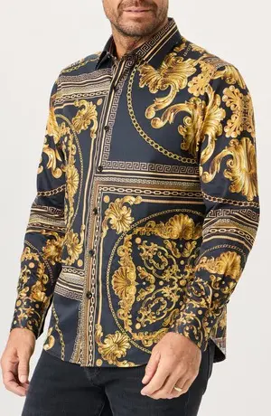 Robert Graham Tavros Cotton Button-up Shirt - Multi