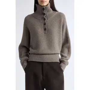 LISA YANG Aylani Cashmere Sweater - Truffle