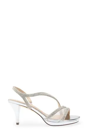 Nina Nilda Slingback Sandal Silver