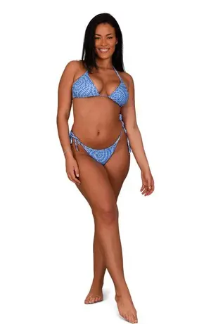 OOSC Moroccan Dream Tie Side Bikini Bottoms - Multi-colour