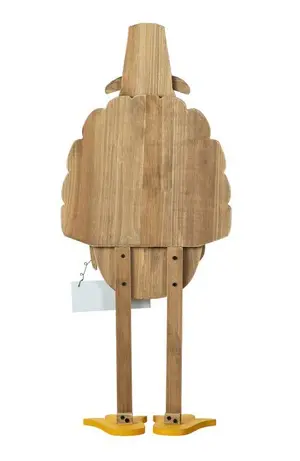 GLITZHOME Thanksgiving Wooden Turkey Porch Decor
