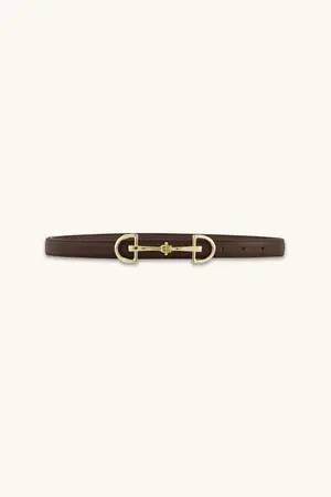 THE NOLI SHOP Heritage Belt Espresso