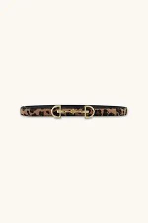 THE NOLI SHOP Heritage Belt - Leopard