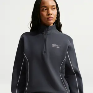 Nike Studio Fleece Medium Weight 1/4-zip Top