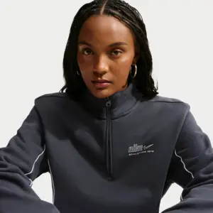 Nike Studio Fleece Medium Weight 1/4-zip Top