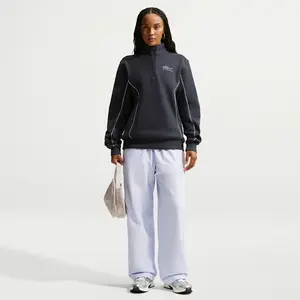 Nike Studio Fleece Medium Weight 1/4-zip Top