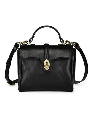 OLD TREND Laurel Heritage Genuine Leather Satchel - Black