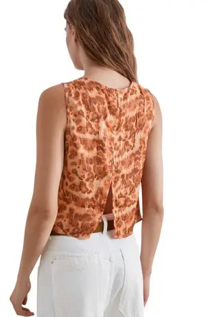SCALPERS Sirtex Leo Print Top