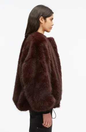 3.1 Phillip Lim Faux Fur Blouson Jacket