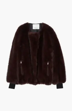 3.1 Phillip Lim Faux Fur Blouson Jacket