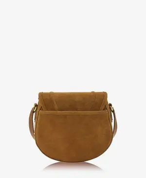 Gigi New York Jenni Saddle Bag - Walnut