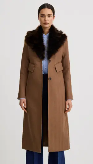 Smythe Brando Coat With Detachable Collar