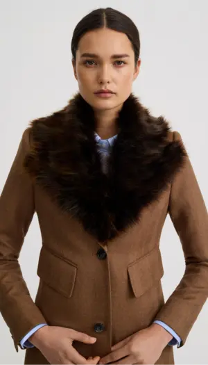 Smythe Brando Coat With Detachable Collar