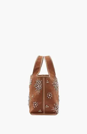 3.1 Phillip Lim Studded Faux Suede Mini Market Tote