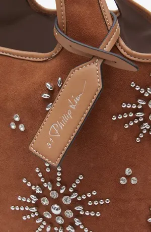 3.1 Phillip Lim Studded Faux Suede Mini Market Tote
