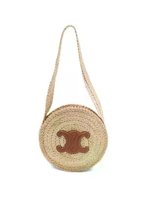 Celine 2022 Triomphe Panier Shoulder Bag - Neutrals