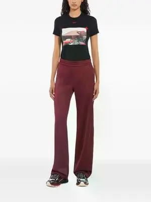 Off-White Diag Lace Satin Track Pants