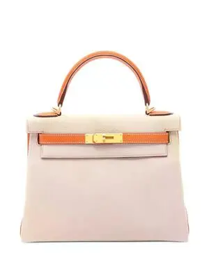 Hermès 2025 28 Kelly Two-way Handbag - Neutrals