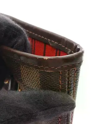 LOUIS VUITTON 2008 Mm Neverfull Damier Ebene Tote Bag - Brown