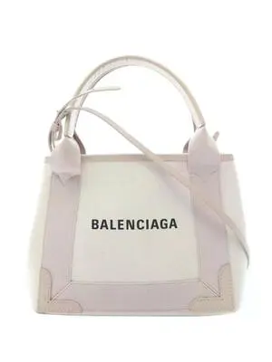 Balenciaga 2000s Xs Navy Hippopotamus 2way Tote Bag - Neutrals