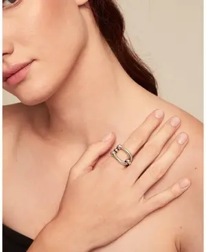UNODE50 Sterling Plated Ring