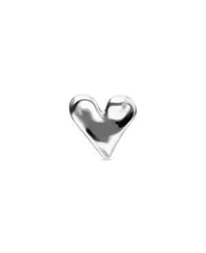 UNODE50 Sterling Plated Ring In The Shape Of A Heart