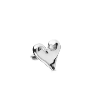 UNODE50 Sterling Plated Ring In The Shape Of A Heart