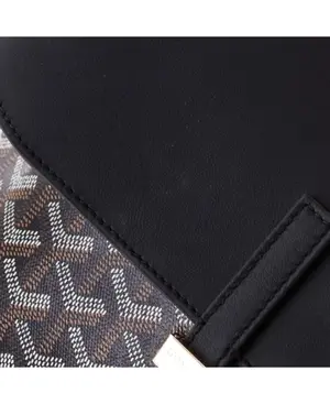 Goyard Coursier Messenger Bag Coated Canvas And Leather