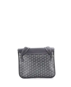 Goyard Coursier Messenger Bag Coated Canvas And Leather