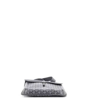 Goyard Coursier Messenger Bag Coated Canvas And Leather