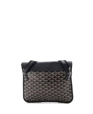 Goyard Coursier Messenger Bag Coated Canvas And Leather