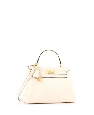 Hermès Kelly 28 Handbag Light Togo With Gold Hardware