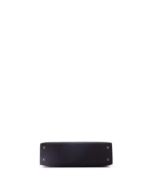 Hermès Kelly 20 Handbag Black Epsom With Palladium Hardware