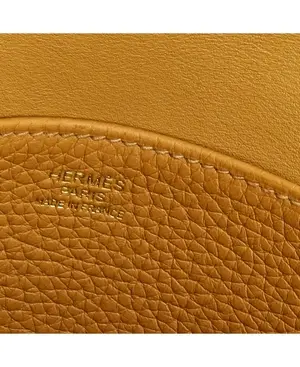 Hermès 25 Halzan Bag Clemence - Brown