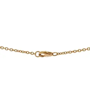 CARTIER Love Interlocking Necklace 18k 17.75