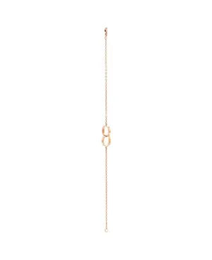CARTIER Love Interlocking Bracelet 18k Rose Gold