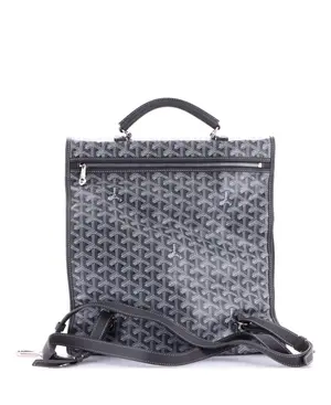 Goyard Saint Leger Briefcase Backpack Coated Canvas