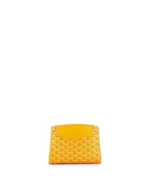 Goyard Structured Rouette Chain Shoulder Bag Coated Canvas