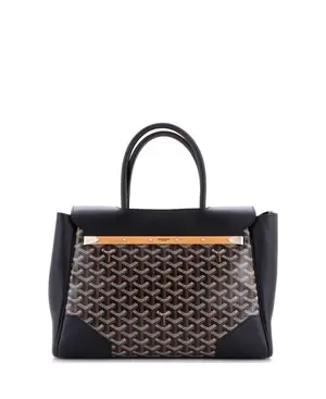 Goyard Saigon Tote Bag Coated Canvas With Leather