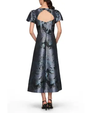 KAY UNGER Jennifer Tea Length Dress