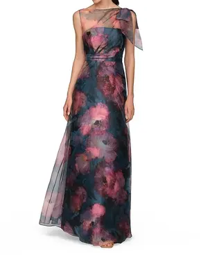 KAY UNGER Jocelyn Gown - Chambray Multi