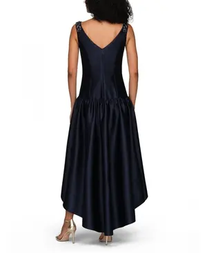 KAY UNGER Katrina Hi-low Cocktail Dress
