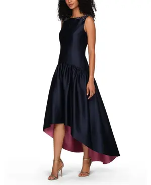 KAY UNGER Katrina Hi-low Cocktail Dress