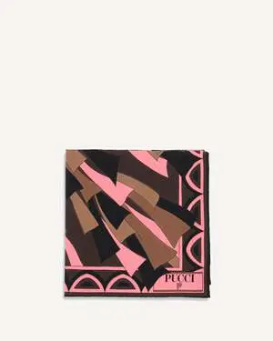 Emilio Pucci Baiadera Print Silk Square Scarf - Multicolour