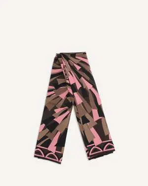 Emilio Pucci Baiadera Print Silk Square Scarf - Multicolour