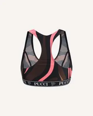 Emilio Pucci Marmo Print Port Top - Multicolour