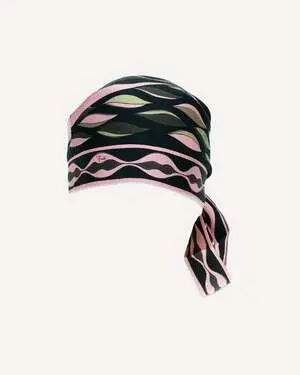 Emilio Pucci Dune Print Silk Twill Triangle Bandana