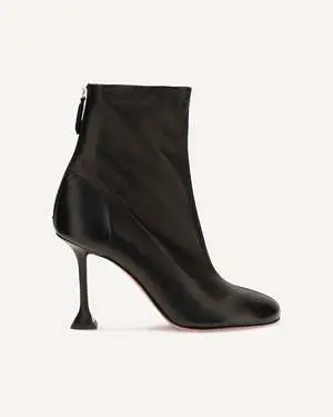 Amina Muaddi Iris Nappa Booties